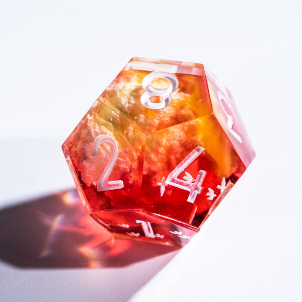 Inner-dice Handmade Sharp Edge Resin Dice Set -Sunsets- | Urwizards