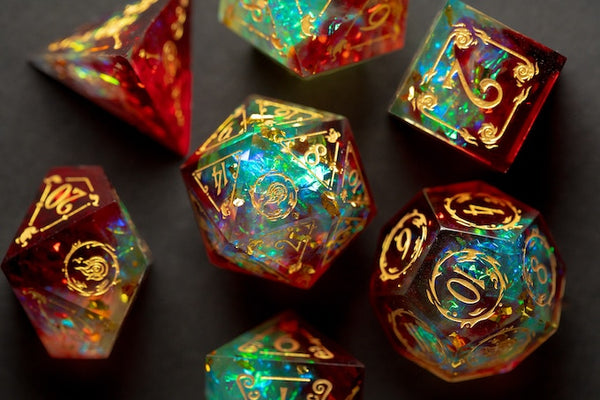 Water/Fire/Air/Earth Dice Set Collection | Urwizards