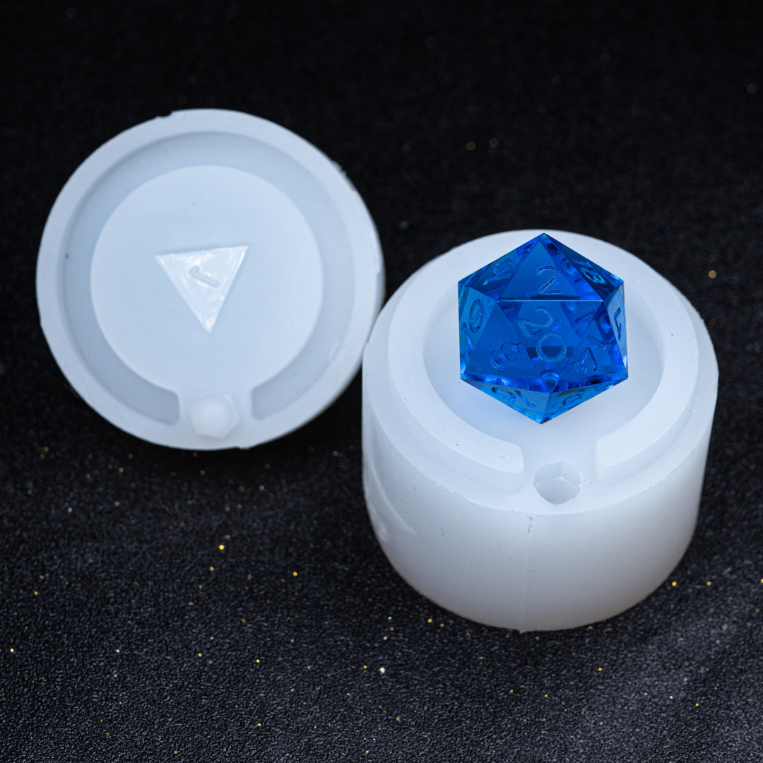Silicone Sharp Edge Dice Mold - D20 – Urwizards