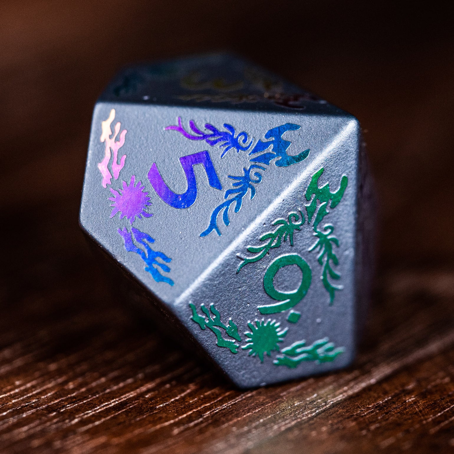 URWizards Hematite Raised Plating Dice Set Paladin – Urwizards