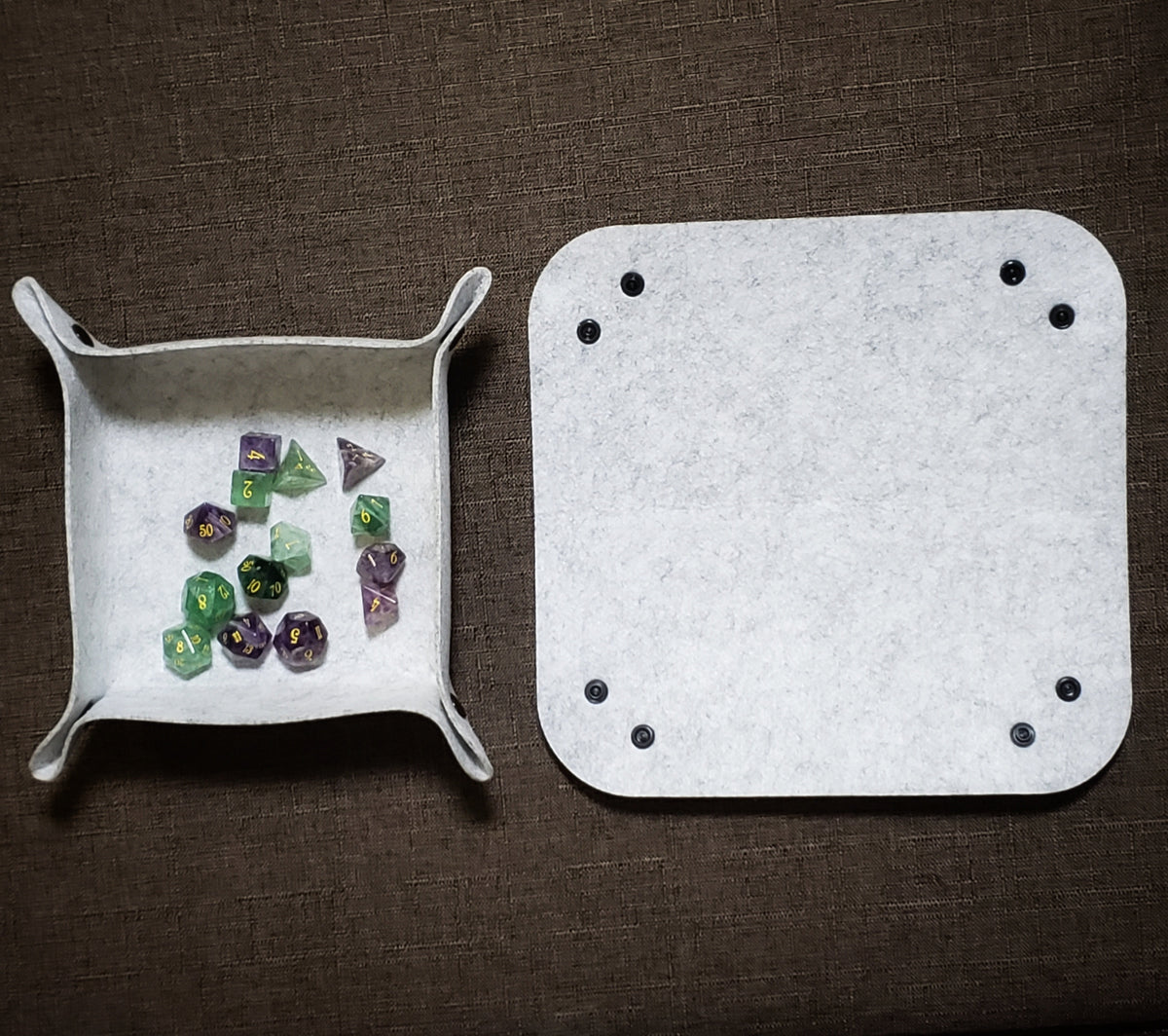 URWizards Soft Wool Felt Dice Tray - Soft Tray - Dungeons and Dragons ...